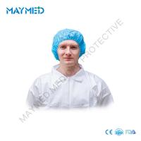 China Disposable PP Nonwoven Bouffant clip Cap widely used for food industry/home use/medical use for sale