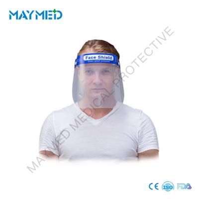 China En166 Double Sided Prevent Spittle Spatter Protective Face Shield for sale