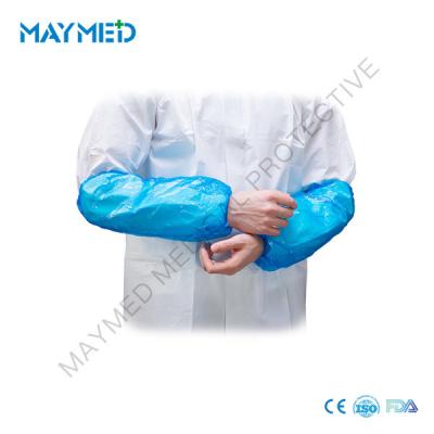 China 40*22cm Disposable LDPE PE Plastic Sleeve Protectors For Arms for sale