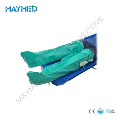 China Woodpulp Spunlace disposable medical pants With Feet for sale