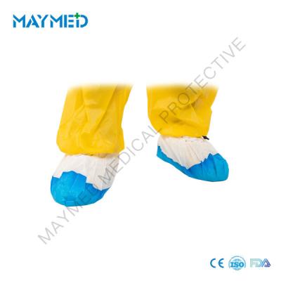 China CPE Sole PP Disposable Waterproof Boot Covers 15x36cm for sale