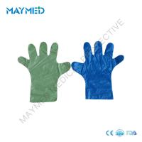 China LDPE HDPE Long Short Disposable Plastic Gloves for sale