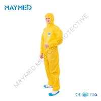 China Chemical Resistant Type3 Disposable Medical garments anti virus EN14126 for sale