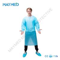 China AAMI Level3 Disposable CPE Gown for sale