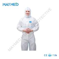 China Biological Disposable Microporous Garments For Body Protection EN14126 EN1073 for sale
