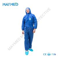 China SMS Safety Flame Retardant Disposable Medical Coveralls Workwear ISO13485/9001 anti static for sale