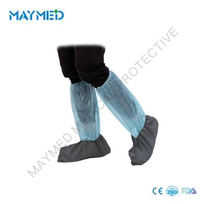 China Medical CPE with Super Sticky Nonwoven Disposable Boot Covers for sale