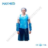 China 0.10mm Medical Isolation PE Disposable Plastic Apron for sale