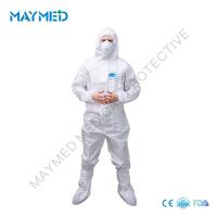China Disposable Safety Suit Food Industry Type 5/6 Disposable Microporous Coverall for sale