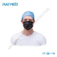 China 3 Ply PP Meltblown Nonwoven Disposable Face Mask 17.5*9.5cm for sale