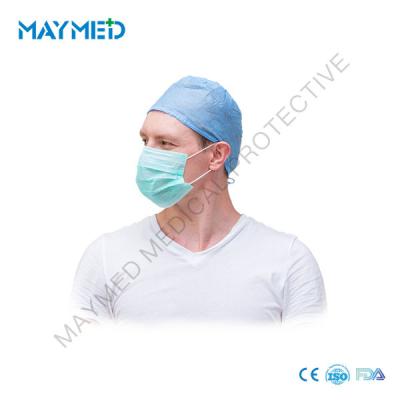 China 3 Ply PP Meltblown Nonwoven Disposable Face Mask 17.5*9.5cm for sale