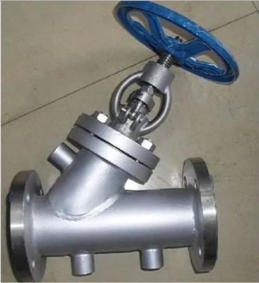 China OEM/ODM Jacket Globe Valve BJ45H-16P Heavy Duty Manual Valve Die Casting Part for sale