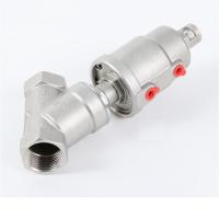 China DN10 Actuator 40MM  PN 1.6MPa Die Casting Parts Angle Valve For Metal Processing for sale