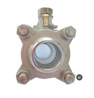 China Die Casting Ball Valve 304 Blue Wheel Copper Core For Water Treatment Applications for sale