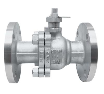 China Die Casting Soft Sealed Ball Valve Flanged Joint  PTFE  Valve Seat Material 1.6MPa Pressure for sale