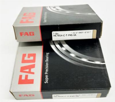China FAG HC7014C 70mm Angular Contact Ball Bearing 11000 R/min Oil Lubrication for sale