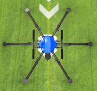 China Blue Carbon Fiber Drone Frame 1648mm Rack Wheelbase 17L Pill Capacity for sale