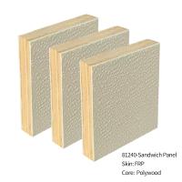 China Anticorrosive FRP Wood Fiberglass Sandwich Panel Lightweight 16mm Thickness 2000mm Length for sale