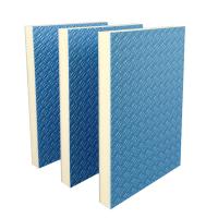 China FRP PU Foam Sandwich Panel 25mm 35mm Weather Resistant Insulation Board for Harsh Environments for sale