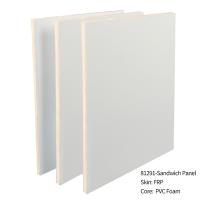 China PVC Foam Sandwich FRP Composite Panel Lightweight High Strength 2000x1000mm for sale