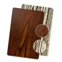 China FRP Wood Grain Wall Panels 3mm Moisture Proof Fiberglass Reinforced Decorative Boards for sale