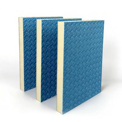 China Insulated Fiberglass Panels PU Foam FRP Panel 25mm Thickness for Harsh Environments for sale