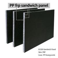 China FRP PP Honeycomb Composite Panels High Load-Bearing Anti-Corrosion Stain Repellent for sale
