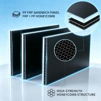 China FRP PP Honeycomb Laminated Panels Lightweight High Strength Crack-Proof Long Service Life for sale