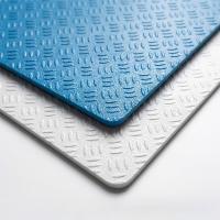 China Frp Flat Sheet Non Slip Texture Weather Resistant For Transport Vehicle Flooring for sale