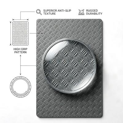 China Grp Flat Sheets Non Slip Texture Wear Resistant Lightweight For Vehicle Flooring for sale