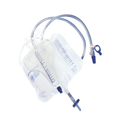 China 2000Ml Luxury Urine Collector Drainage Bag No Outlet Surgical Disposable Medical Device for sale