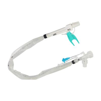 China Medical Pediatric Closed Suction Catheter 24H 72H System With Valve Performance Suction Tube for sale
