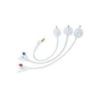 China Medical Obstetric Table Latex Silicone Foley Balloon Catheter Two / Three Ways for sale