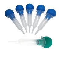 China Medical Disposable Bulb Type Irrigation Suction Syringe With Thumb Ring for sale