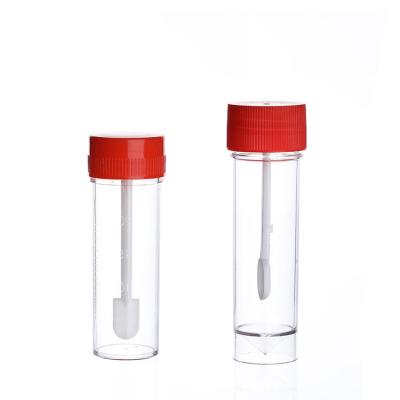 China 5ml 20ml 30ml 50ml 150ml Stool Specimen Collection Containers Cup With Spoon for sale