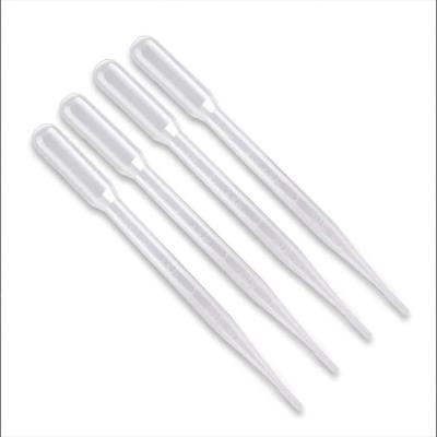 China Disposable Plastic Graduated Pasteur Transfer Pipette 0.5ml 1ml 2ml 3ml 4ml 5ml for sale