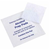 China OEM Custom Non Woven Mini Alcohol Prep Pads With 70% Isopropyl Alcohol for sale