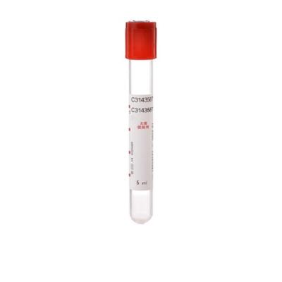 China 5ml PET PP GLASS Vacuum Blood Collection Tube Far Infrared Disinfecting for sale