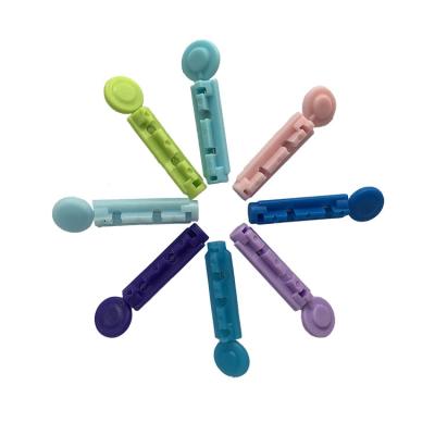 China Plastic Medical Disposable Products 28G 30G 31G 32G 33G Blood Glucose Lancets for sale