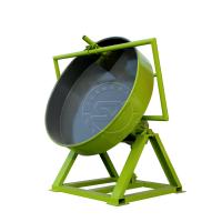 China Chemical Organic Fertilizer Granulator , Round Shape Disc Granulator for sale