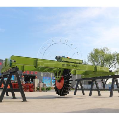China Organic fertilizer compost equipment wheel type compost turning machine for sale