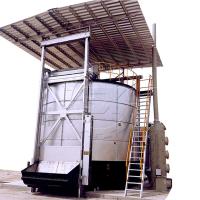 China Manure Fermentation Manure Composting Machine , 100m3 Cow Dung Compost Making Machine for sale