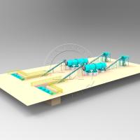 China China supplier bb fertilizer mixing production line/ fertilizer making machine for sale for sale