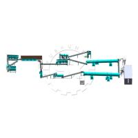 China Gypsum powder fertilizer granulation production line NPK granulation production plant line for sale