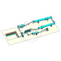 China Gypsum powder fertilizer granulation production line NPK granulation production plant line for sale