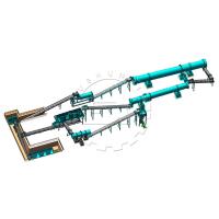 China Gypsum powder fertilizer granulation production line NPK granulation production plant line for sale