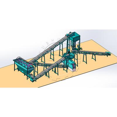 China Oblate Shape Compound Fertilizer Production Line Granulator Roller Compacting for sale