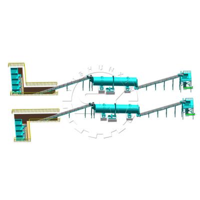 China 100000 Ton Per Year Bulk blending fertilizer mixing equipment compound fertilizer production line from China factory for sale