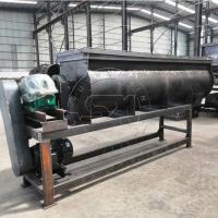 China Single Shaft Horizontal Fertilizer Mixer Machine For Organic Waste for sale