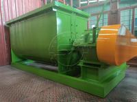 China 500 Kg/Batch Flat Plate Fertilizer Mixer Machine Horizontal Blending for sale